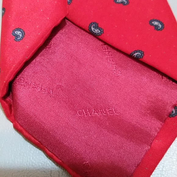 CHANEL | Other | Authentic Chanel Vintage Silk Necktie | Poshmark